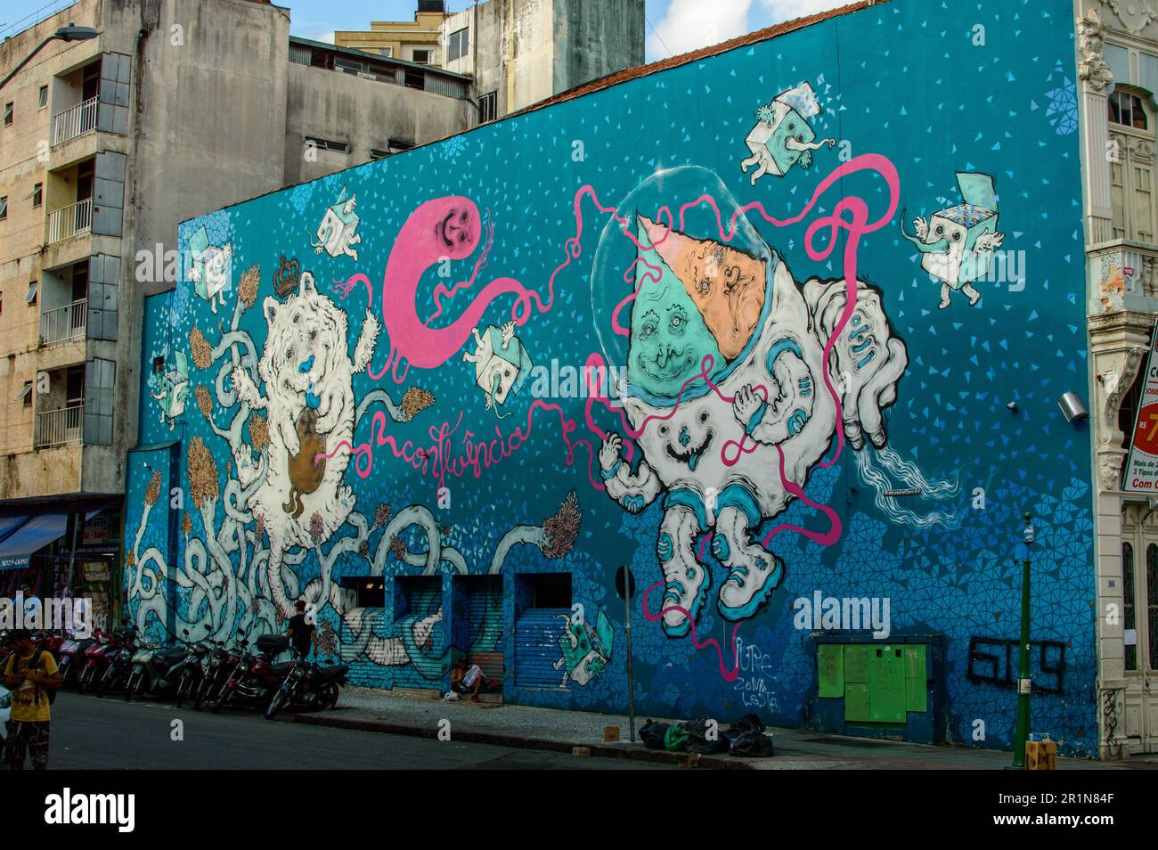 This is a photo showing a graph from a metropole. Beautiful colors and ...
