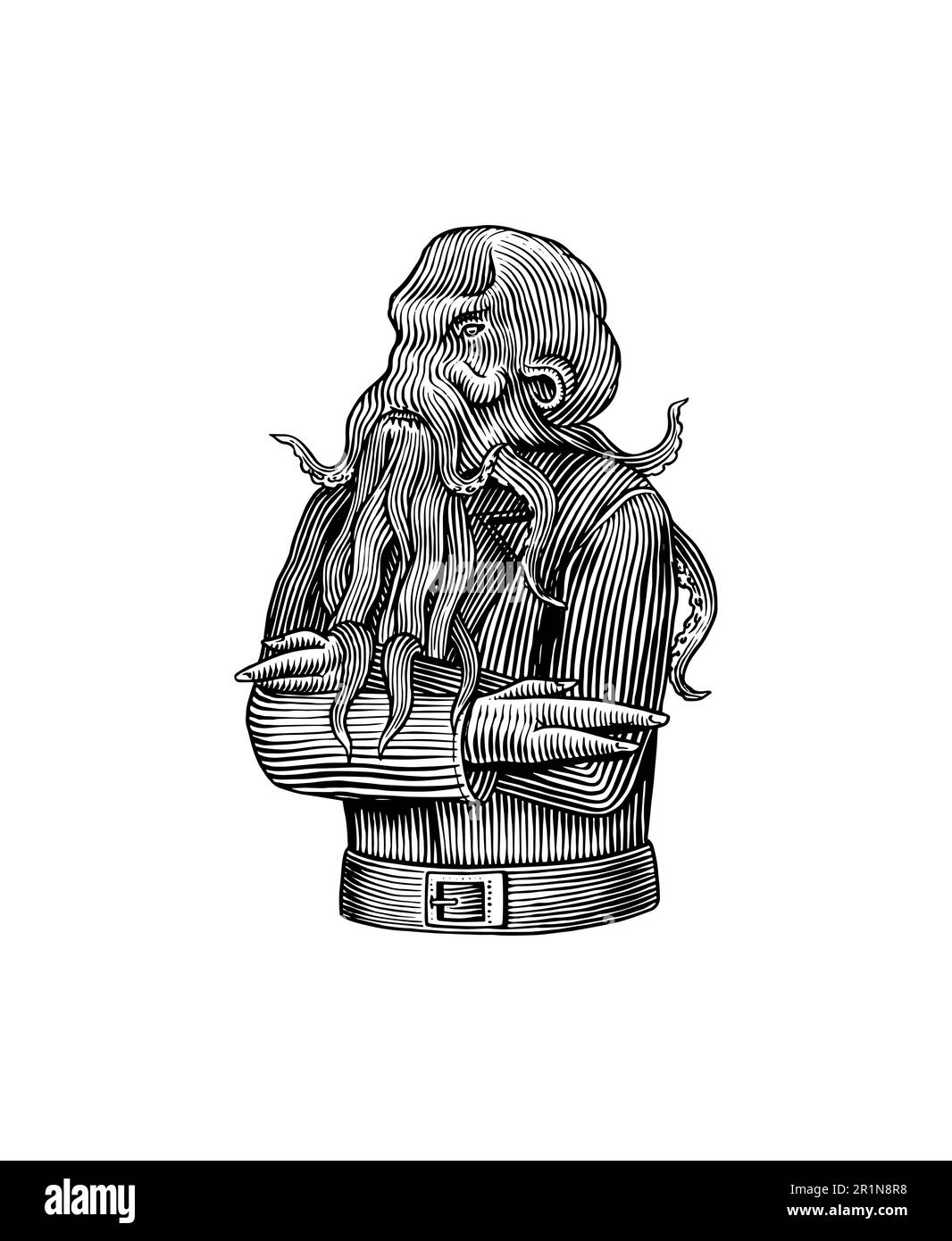 Fashion Octopus character in a suit. Gentleman in a jacket. Animal in ...