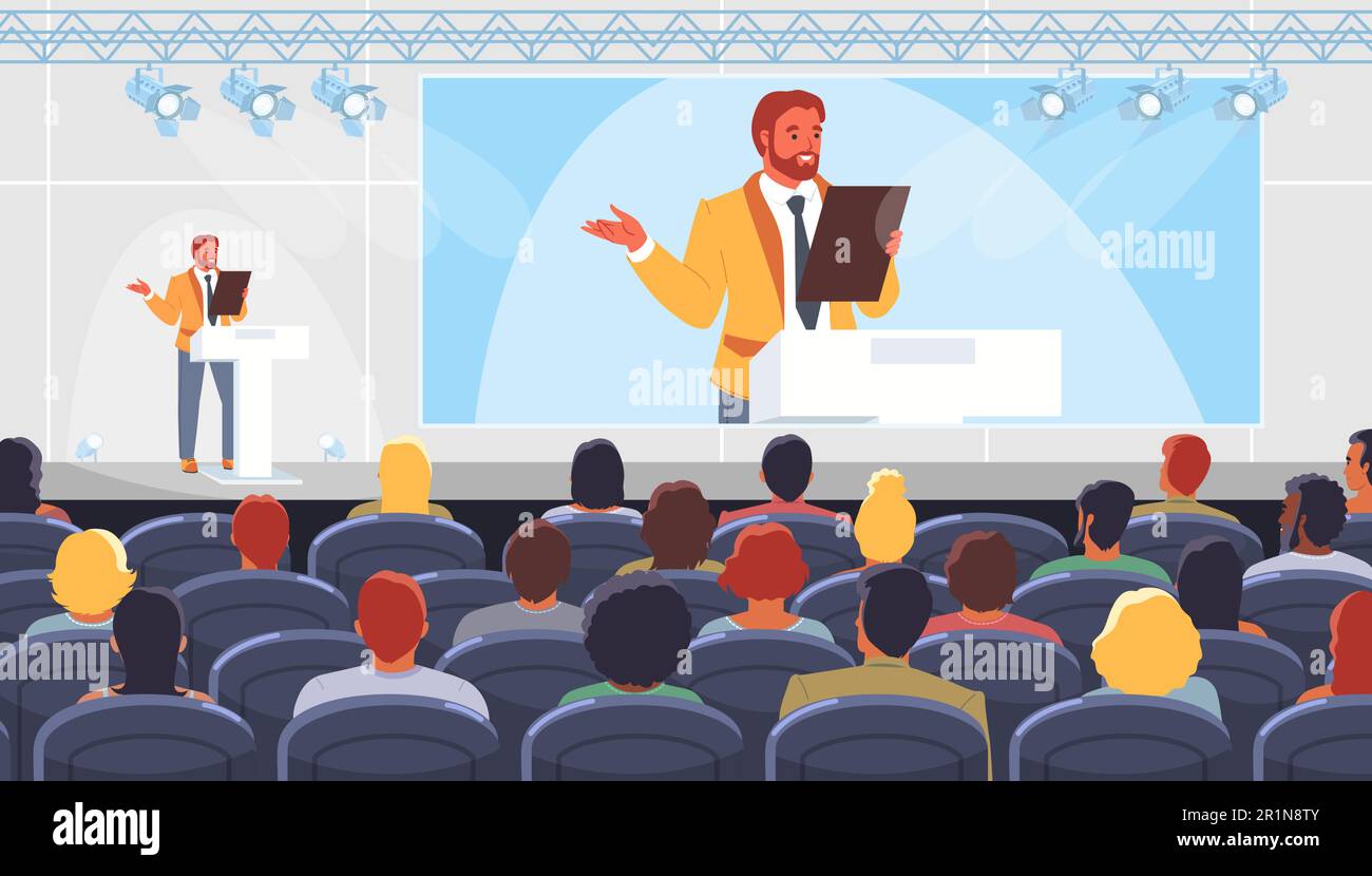 Symposium event Stock Vector Images - Alamy