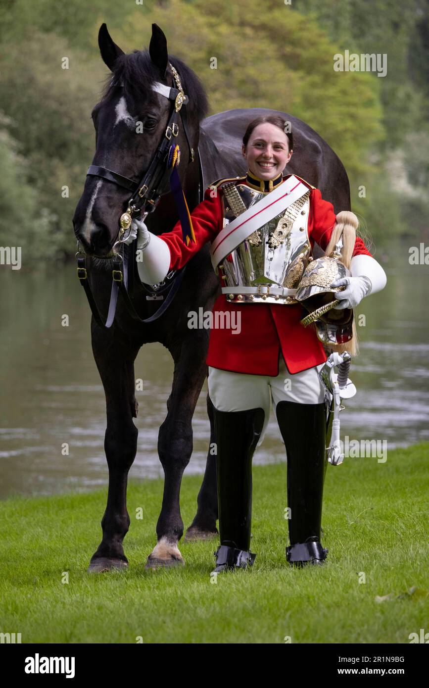 PHOTO:JEFF GILBERT 13th May 2023. Trooper Amy Brook, Household Cavalry ...