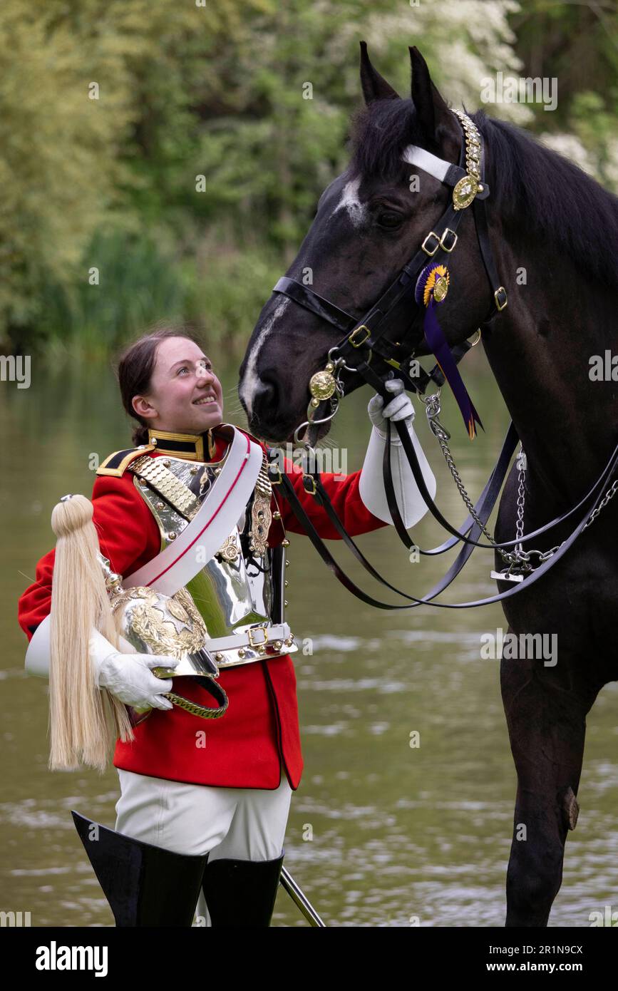 PHOTO:JEFF GILBERT 13th May 2023. Trooper Amy Brook, Household Cavalry ...