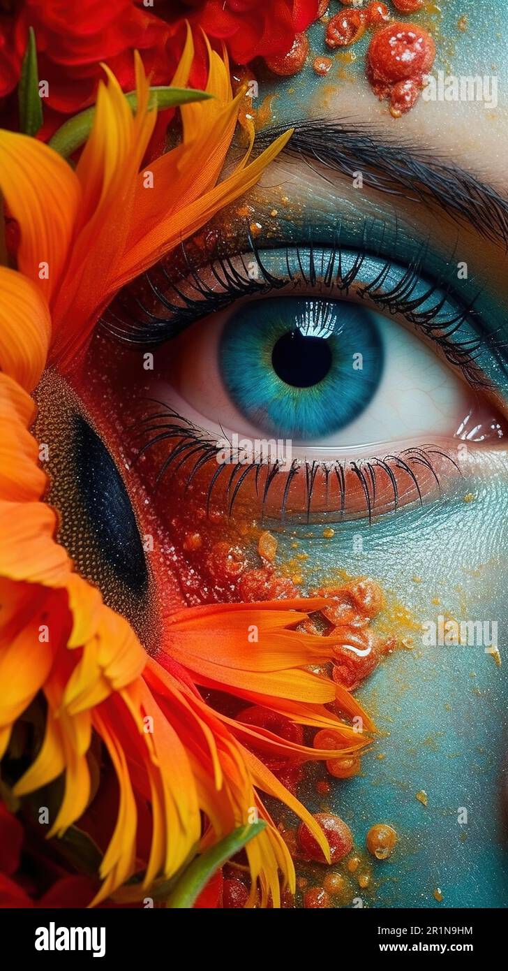 Face fragment hi-res stock photography and images - Alamy