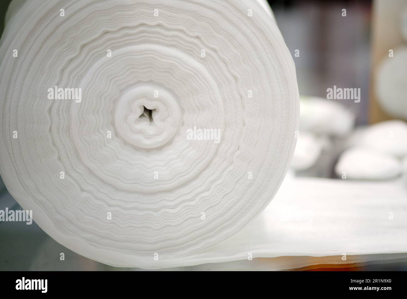 Medical bandages, cotton wool and tampons for wound dressing Stock ...