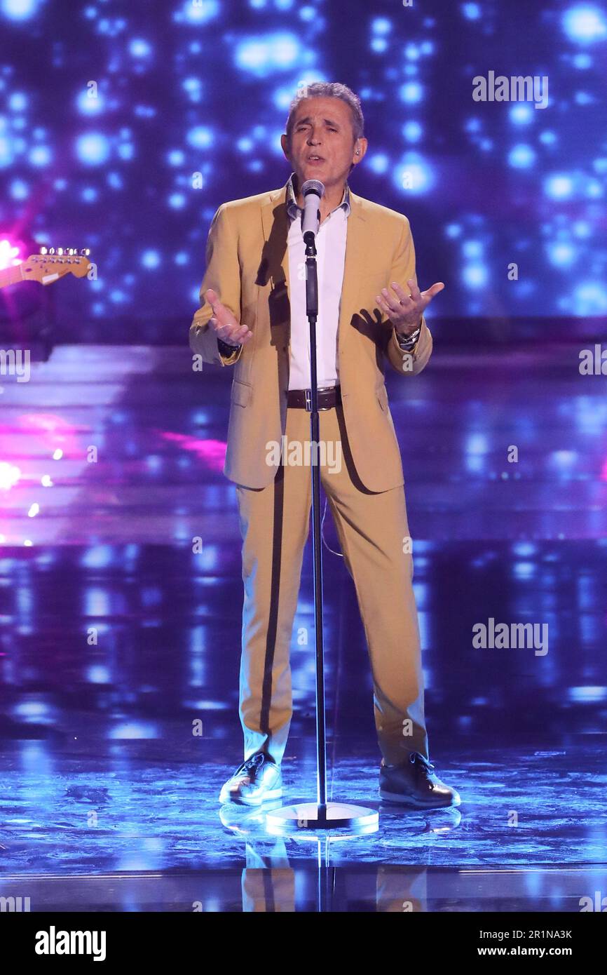 Rome, Italy. 12th May, 2023. Rome, Rai ex Dear studios, TV show "The ...