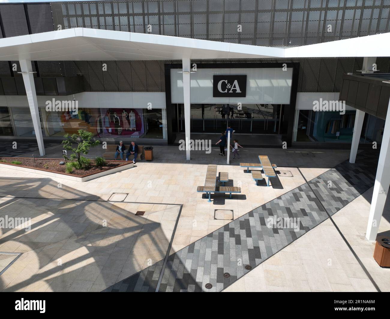 Largest open air shopping center in germany hi-res stock photography ...