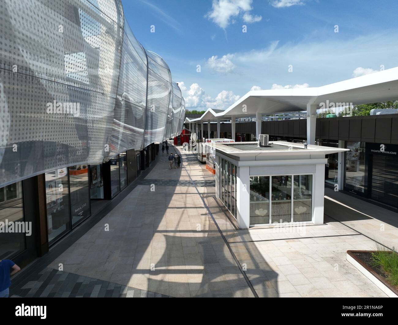 Largest open air shopping center in germany hi-res stock photography ...