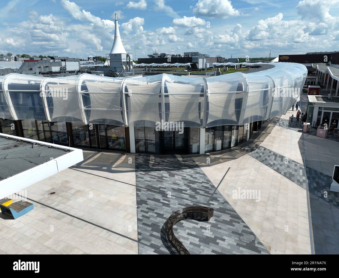 Largest open air shopping center in germany hi-res stock photography ...