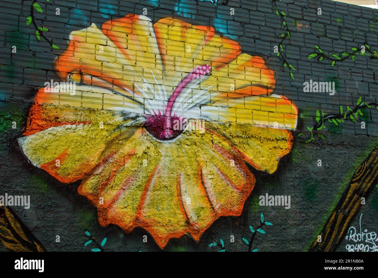 This is a photo showing a graph from a metropole. Beautiful colors and ...