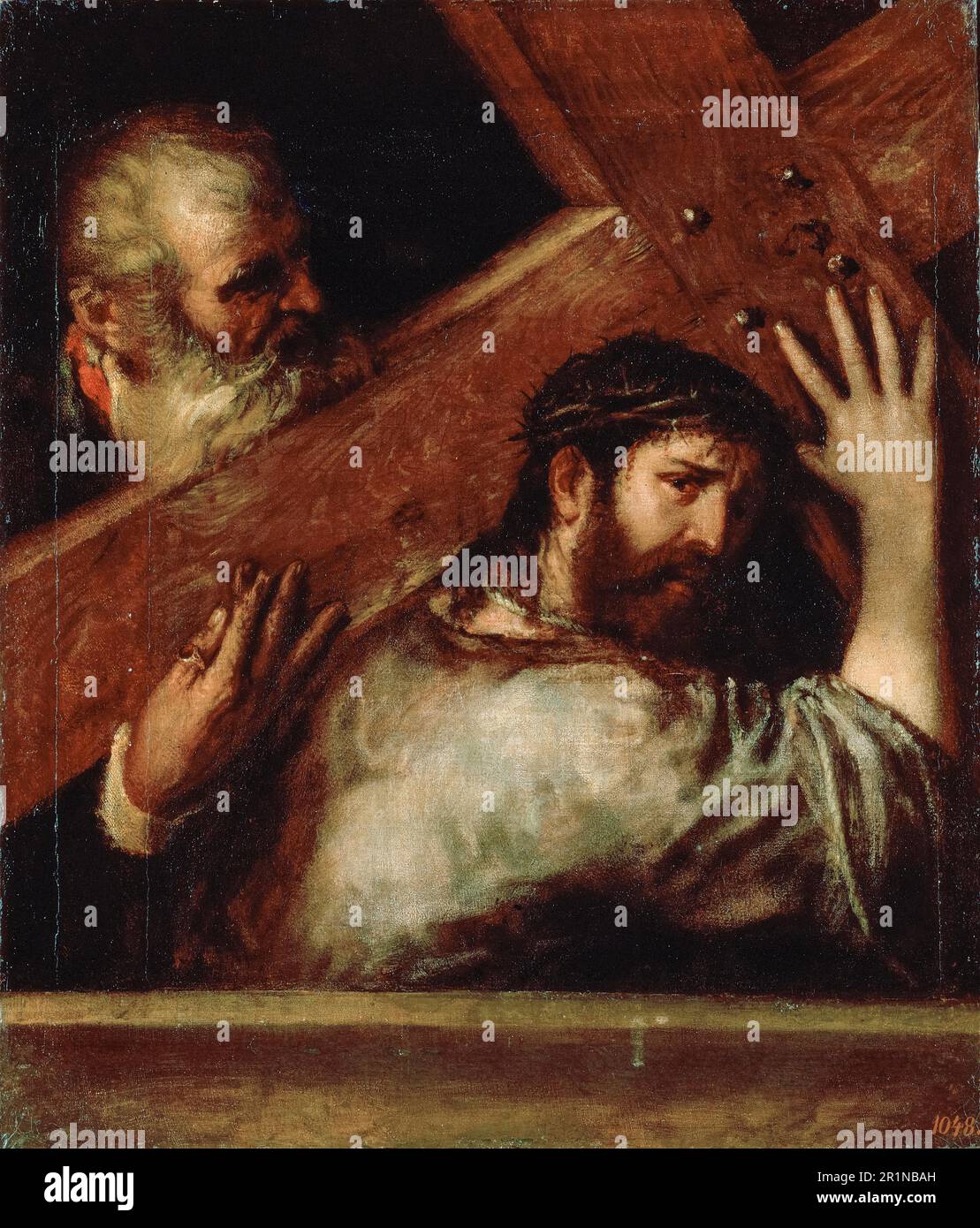 Christ carrying the cross italy hi-res stock photography and images - Alamy