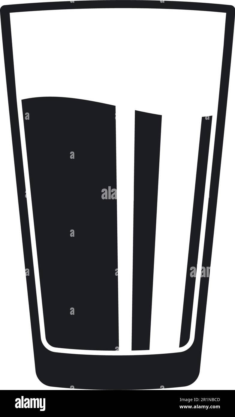 Sparkling mineral water glass Stock Vector Images - Alamy