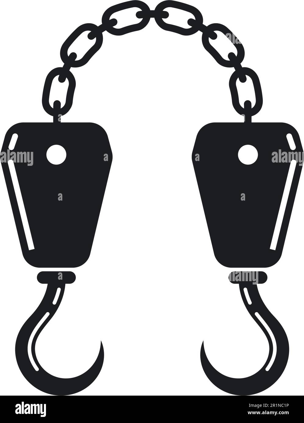 Chain hoist lifting Cut Out Stock Images & Pictures - Alamy