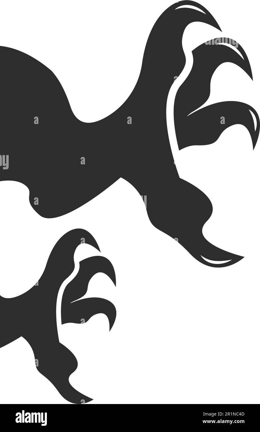 Chinese red dragon vector silhouette Black and White Stock Photos ...