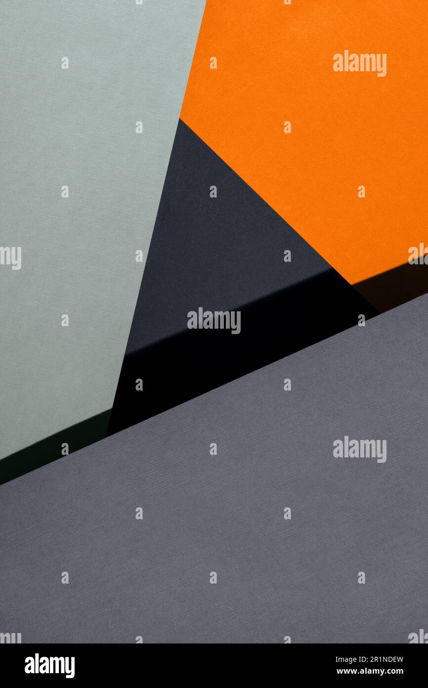 Paper for pastel overlap in orange, grey and black colors for ...