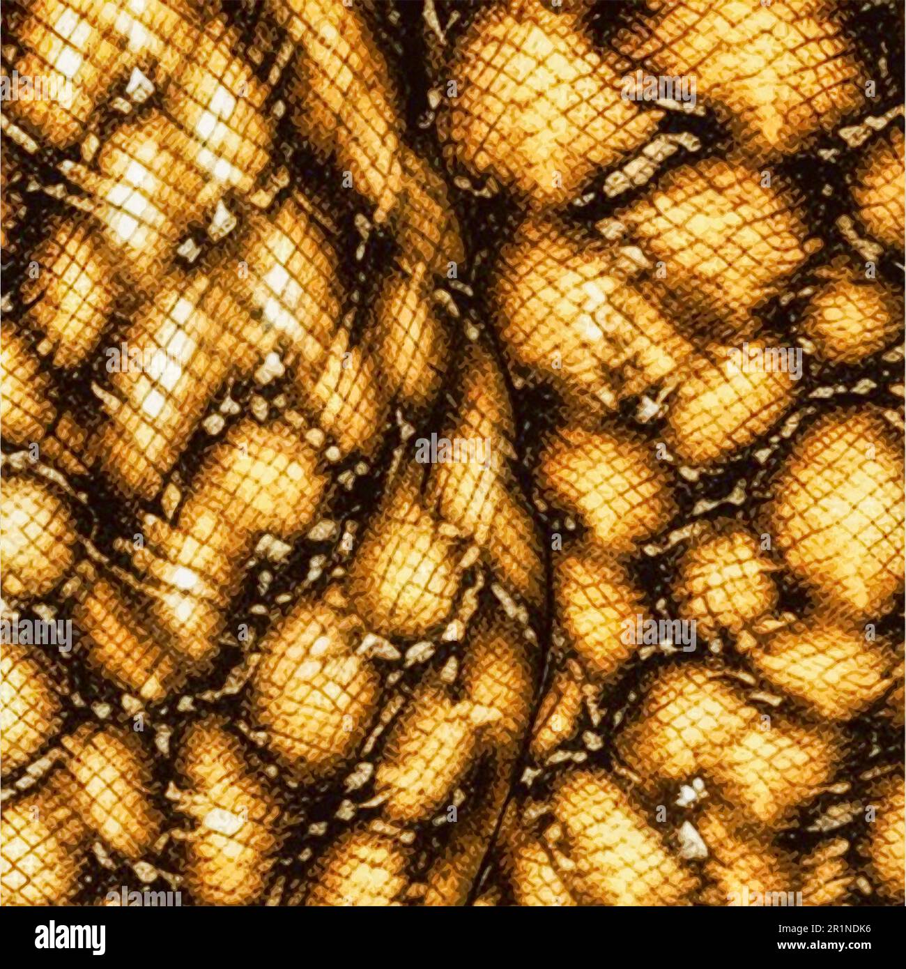 Watercolor painting. Snake skin texture background Stock Photo - Alamy