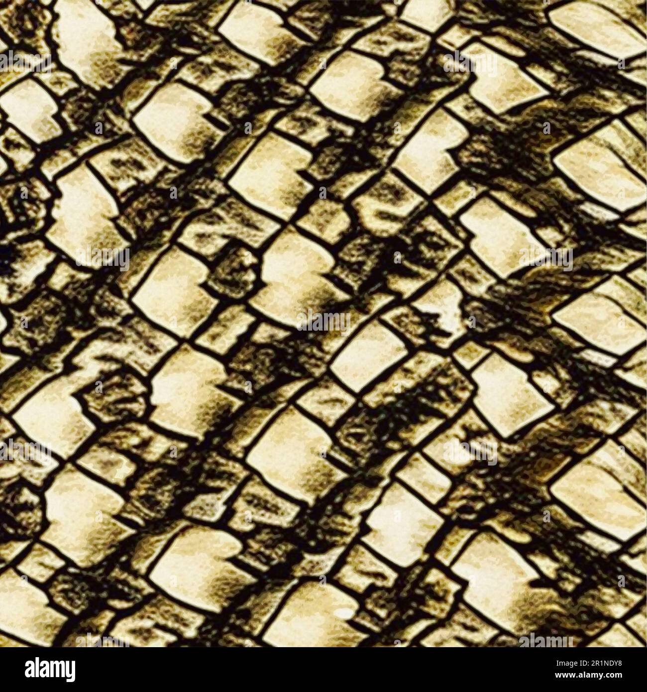 Watercolor painting. Snake skin texture background Stock Photo - Alamy