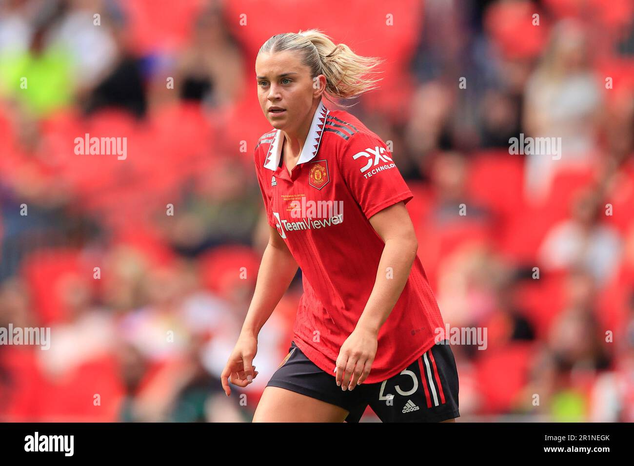 Alessia Russo #23 of Manchester United during the Vitality Women's FA ...