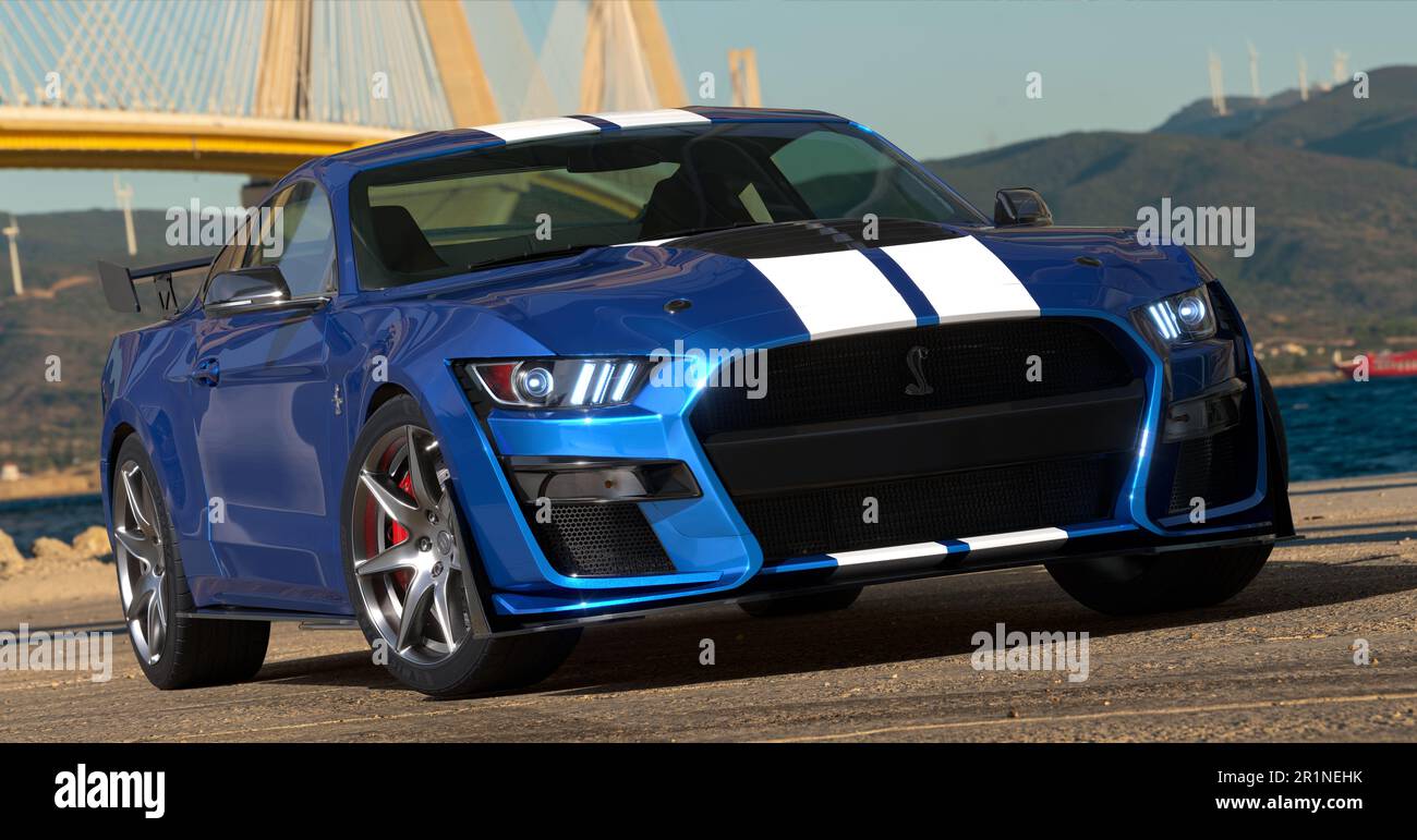 the legendary american muscle car:Ford Mustang Shelby Stock Photo - Alamy