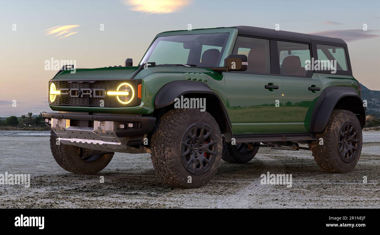 The new Ford Bronco Raptor Stock Photo - Alamy
