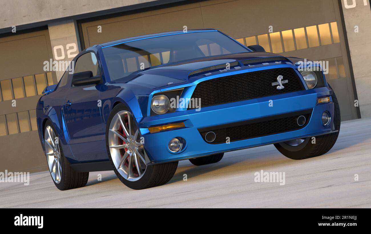the legendary american muscle car:Ford Mustang Shelby Stock Photo - Alamy