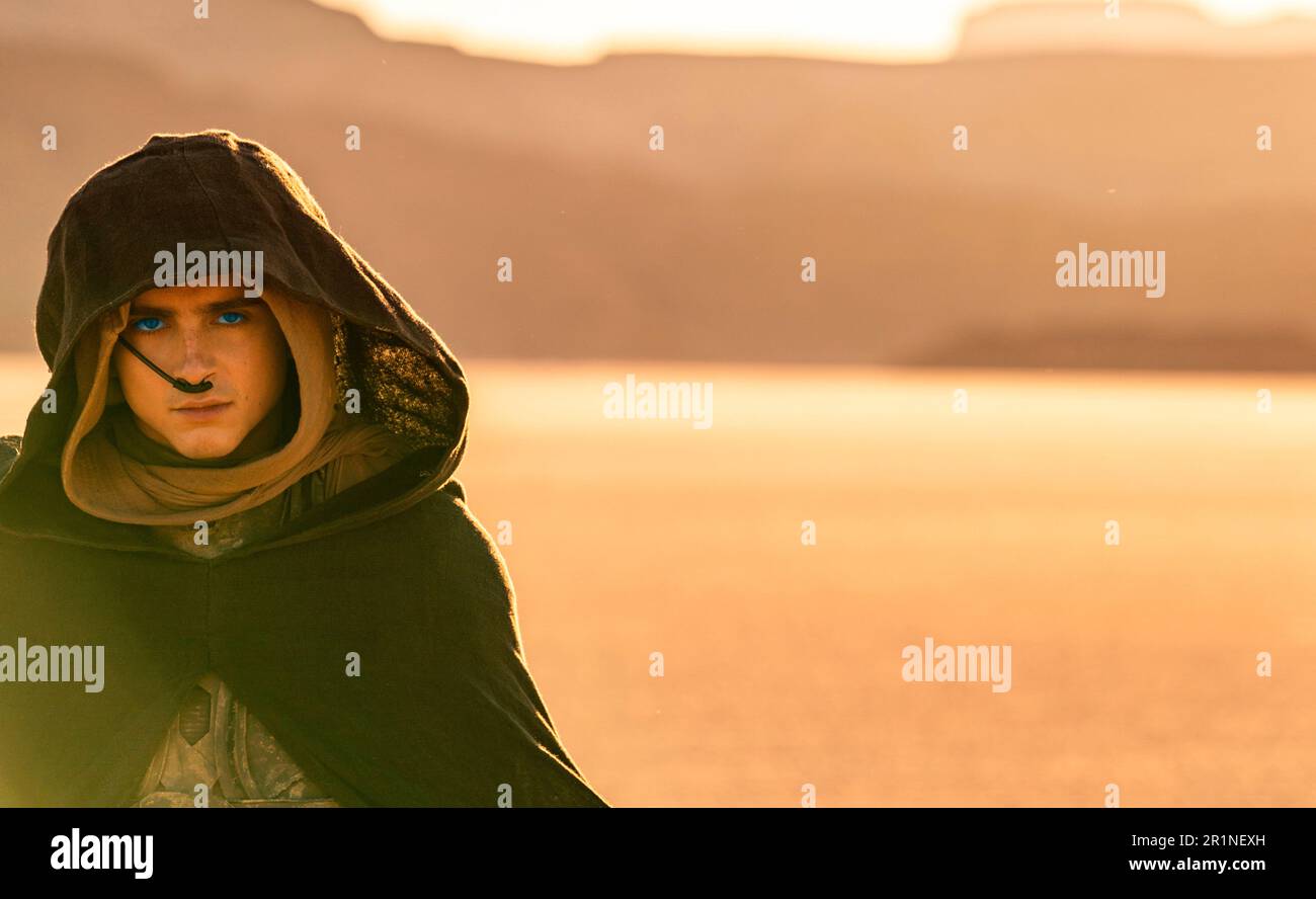 TIMOTHEE CHALAMET in DUNE: PART TWO (2023), directed by DENIS ...