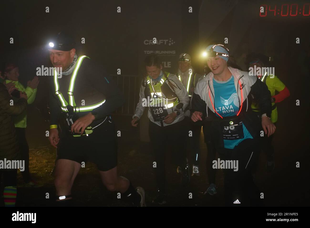 Vltava Run, relay race from Sumava to Prague, with its 360-kilometre ...