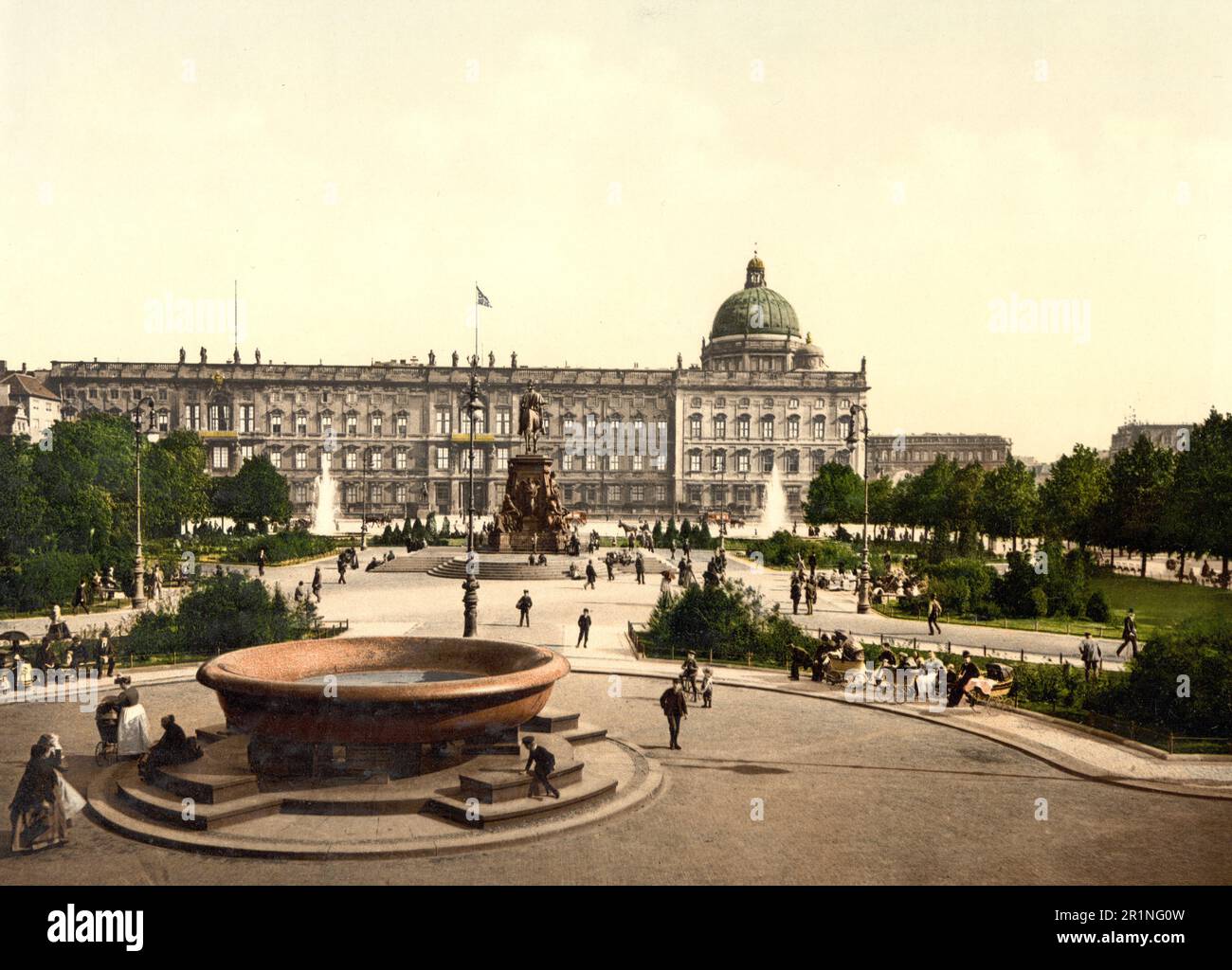 Royal Palace and Amusement Park, Berlin, c. 1895, Germany, Historic ...