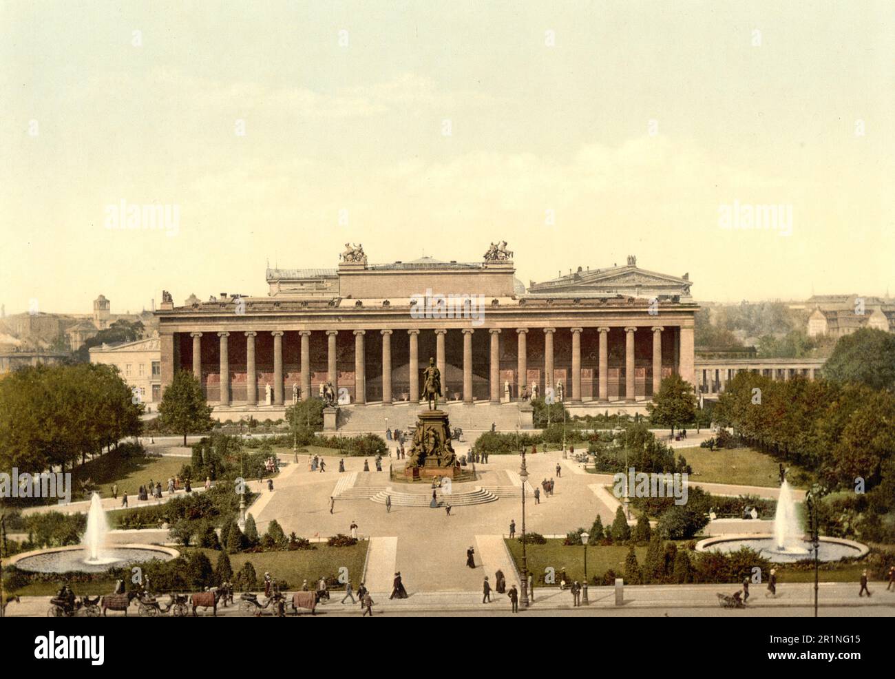 Museum, Berlin, c. 1895, Germany, Historic, digitally restored ...