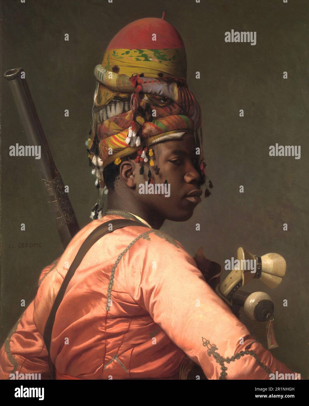 Bashi-Bazouk, 1871, Basii Bozuk were irregular troops of the Ottoman Empire, painting by Jean ...