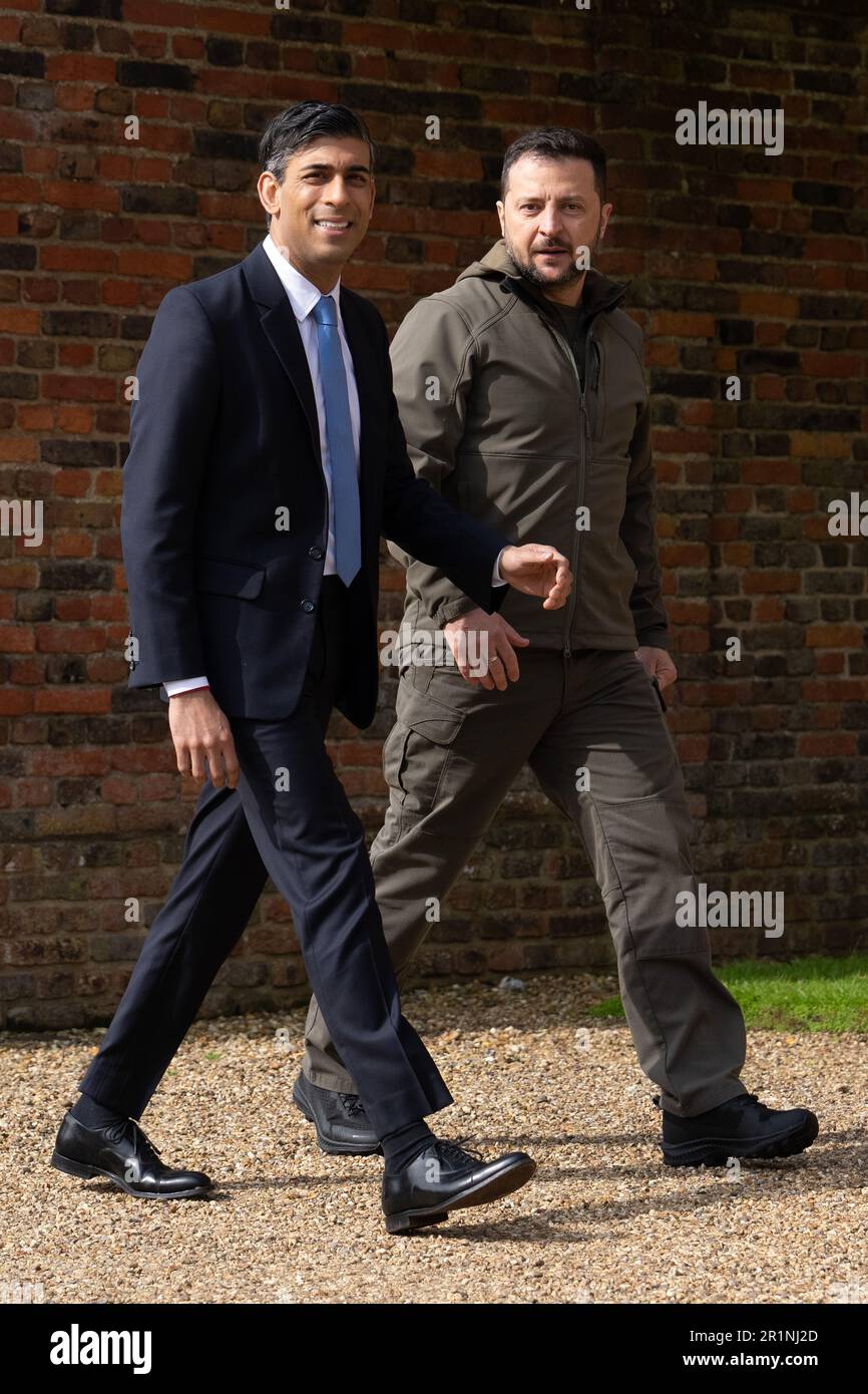 Prime Minister Rishi Sunak meeting Ukrainian President Volodymyr ...
