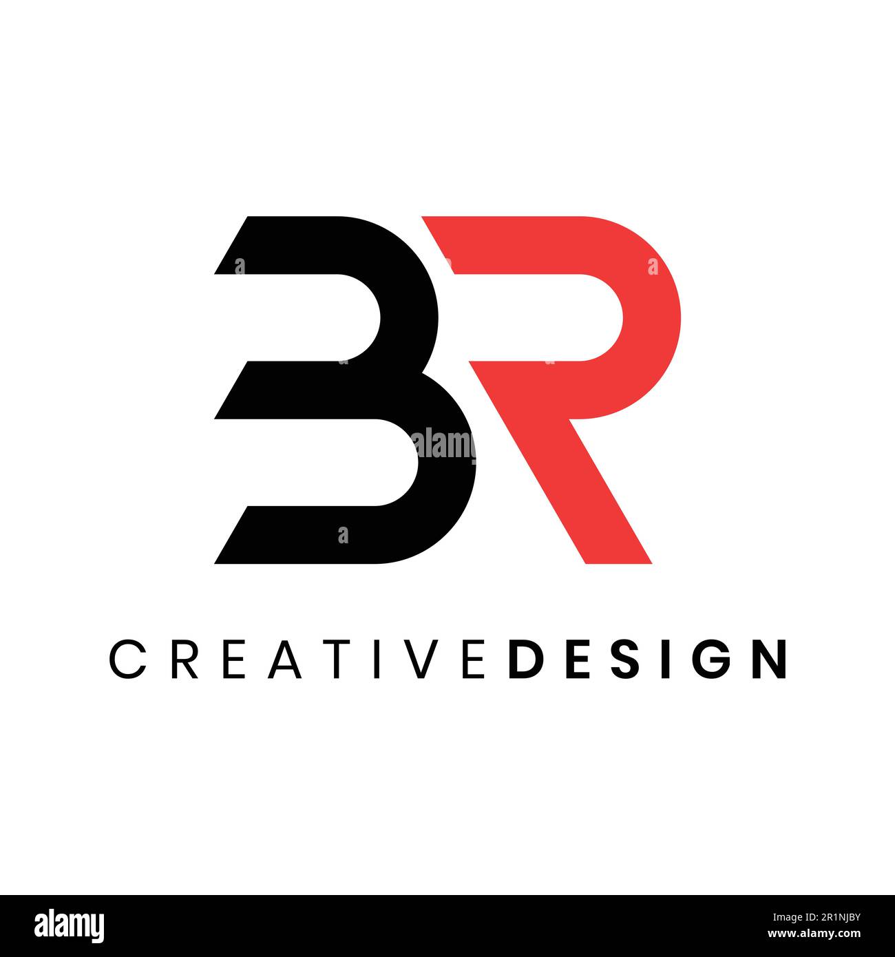 Br modern logo hi-res stock photography and images - Alamy