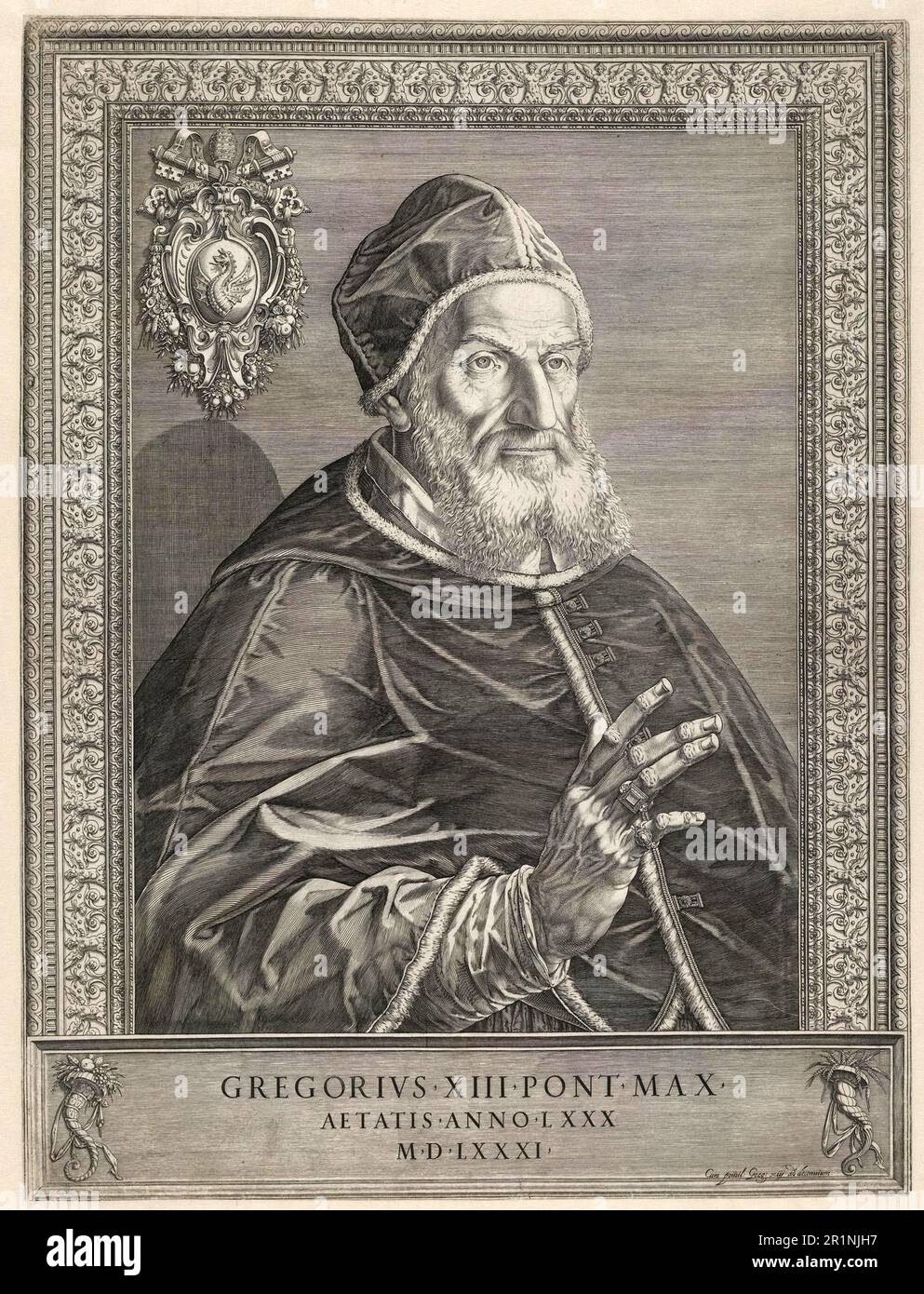 Gregory XIII, Ugo Boncompagni, (January 7, 1502 to April 10, 1585) was ...