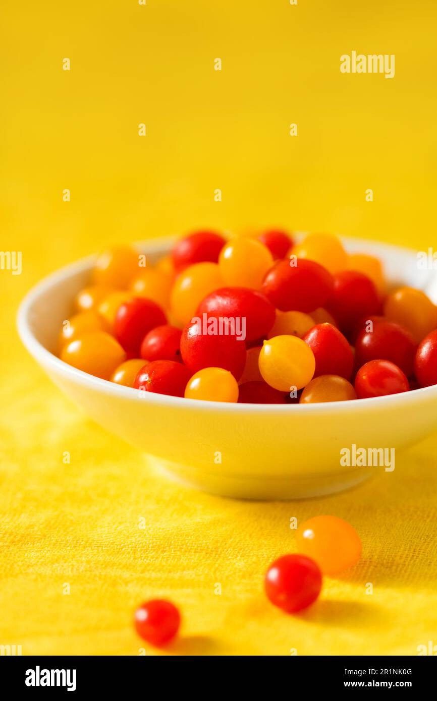 Yellow red cherry hi-res stock photography and images - Alamy