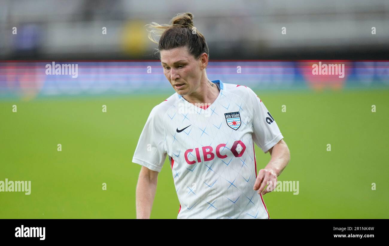 Chicago Red Stars' Arin Wright (3) in action during an NWSL soccer ...