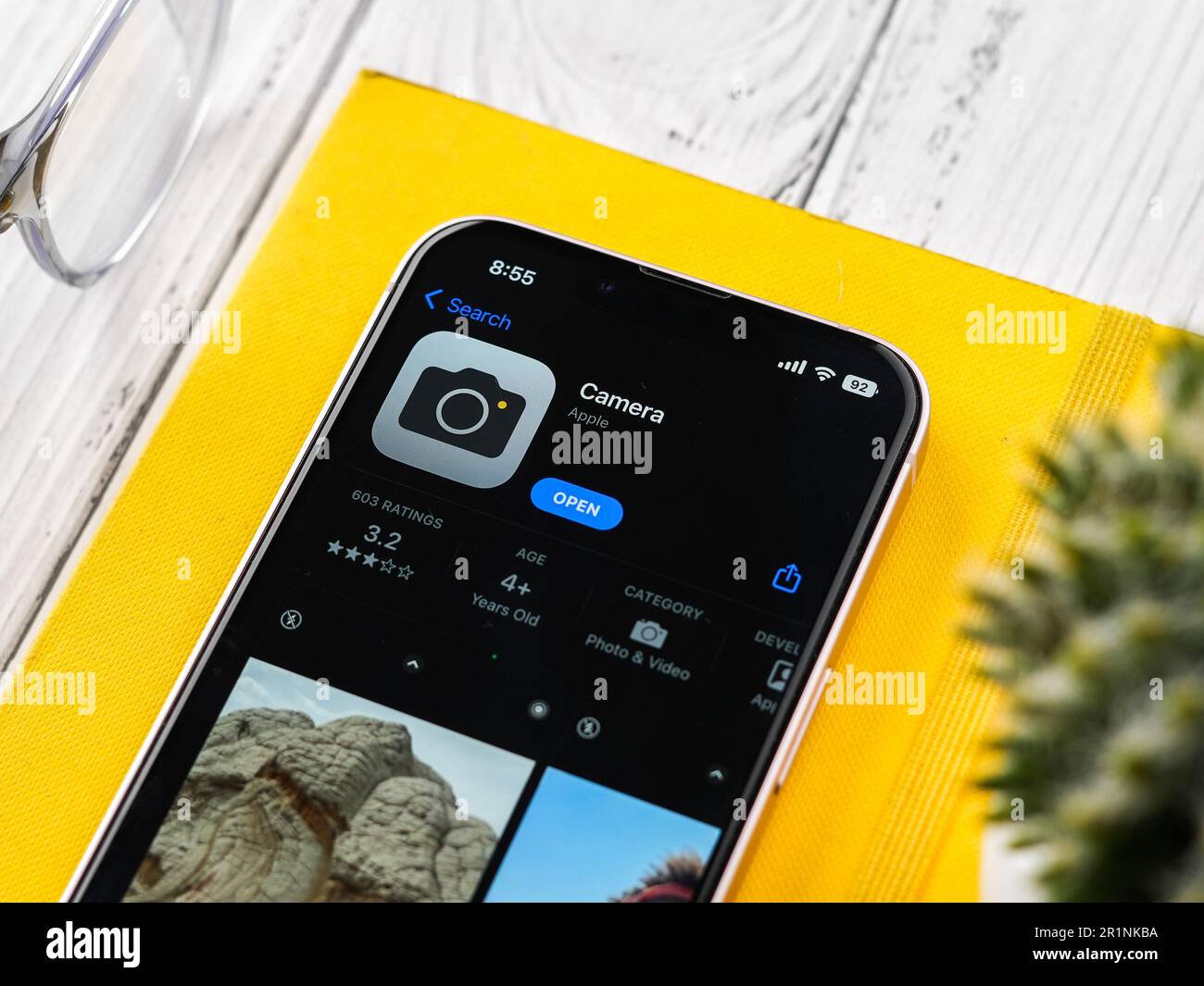 West Bangal, India - February 20, 2023 : Apple Camera app on phone ...