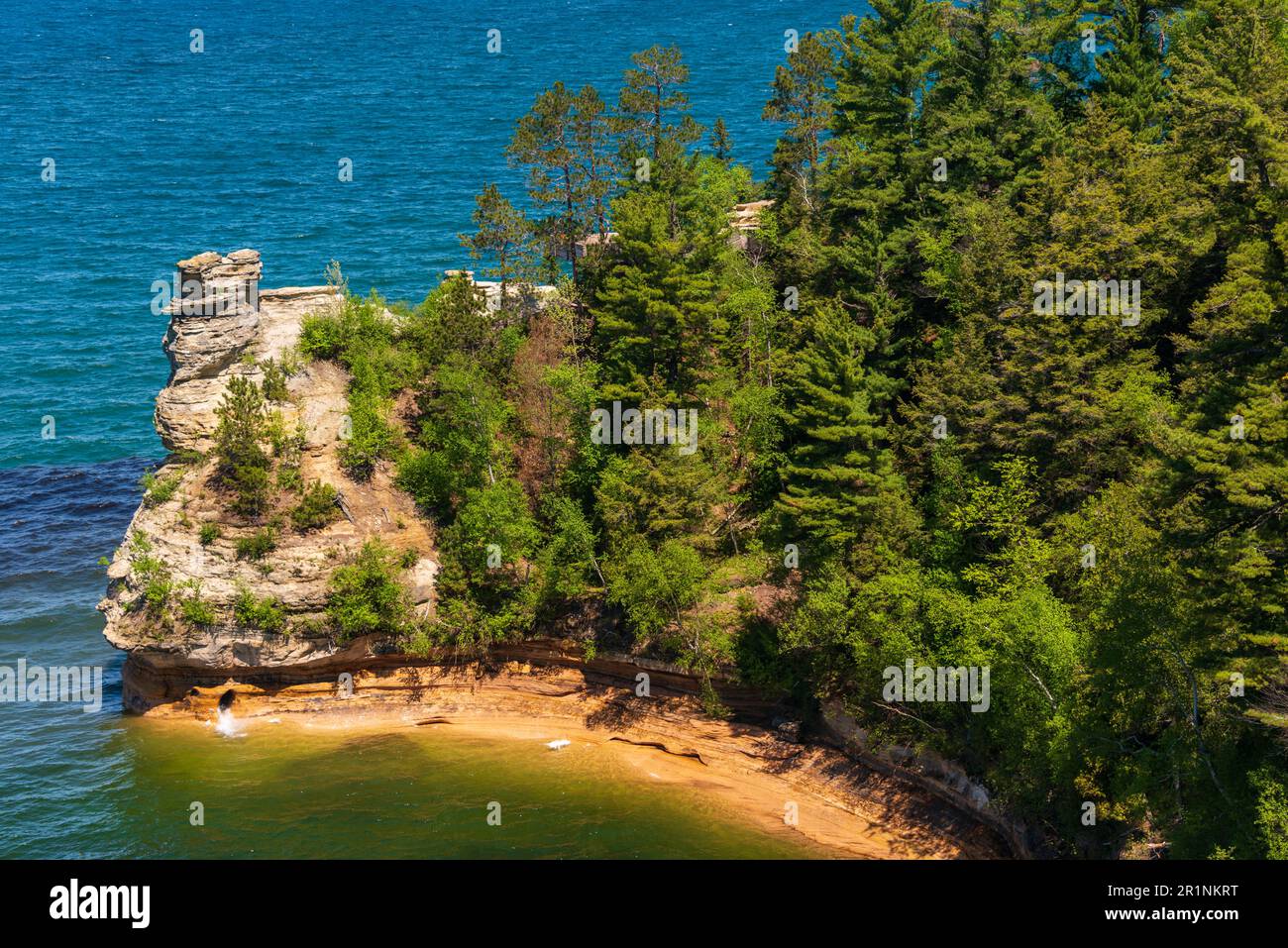 Pictured Rocks National Lakeshore in Michigan Stock Photo - Alamy Pictured Rocks National Lakeshore in Michigan Stock Photo - Alamy