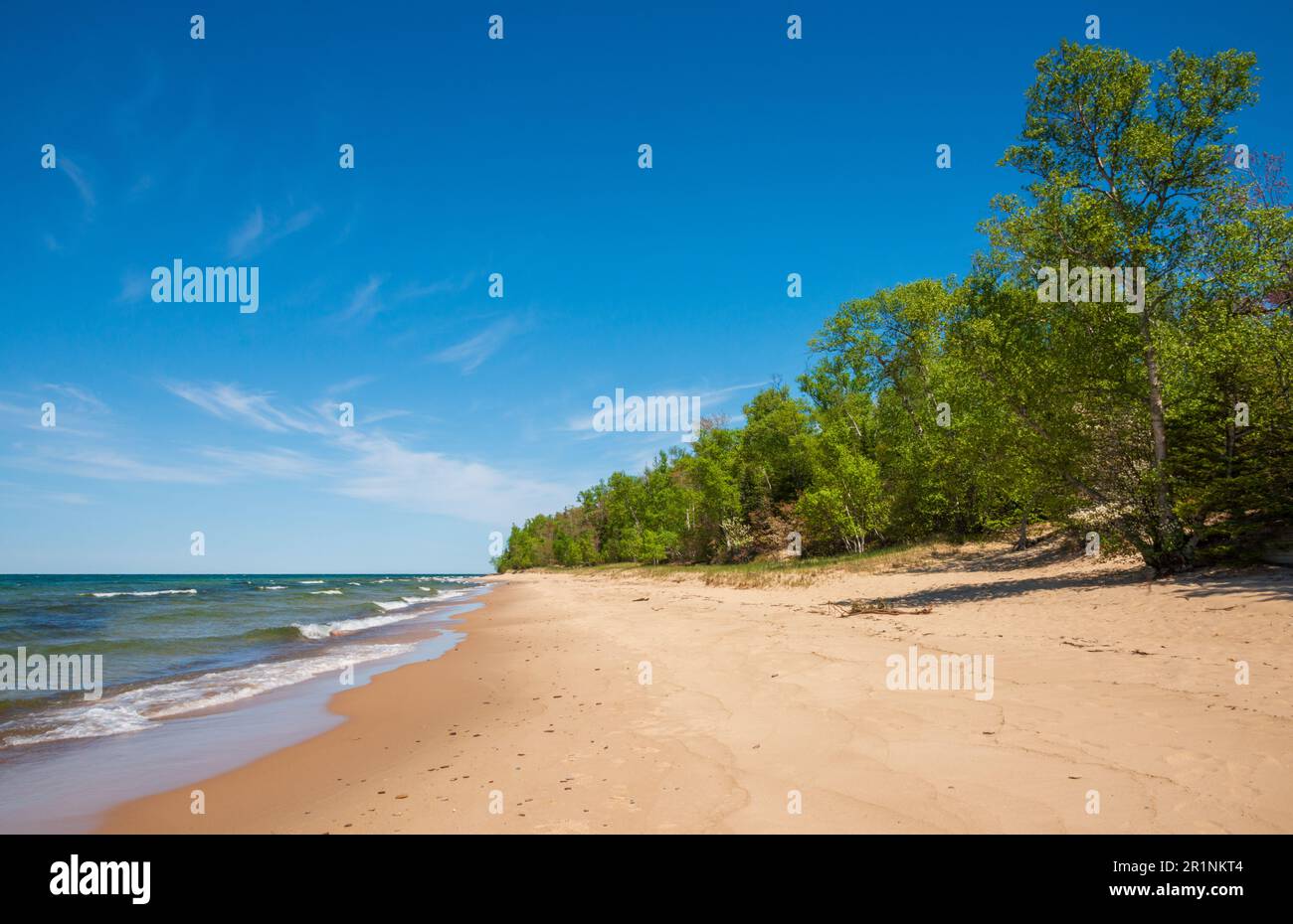 Pictured Rocks National Lakeshore in Michigan Stock Photo - Alamy