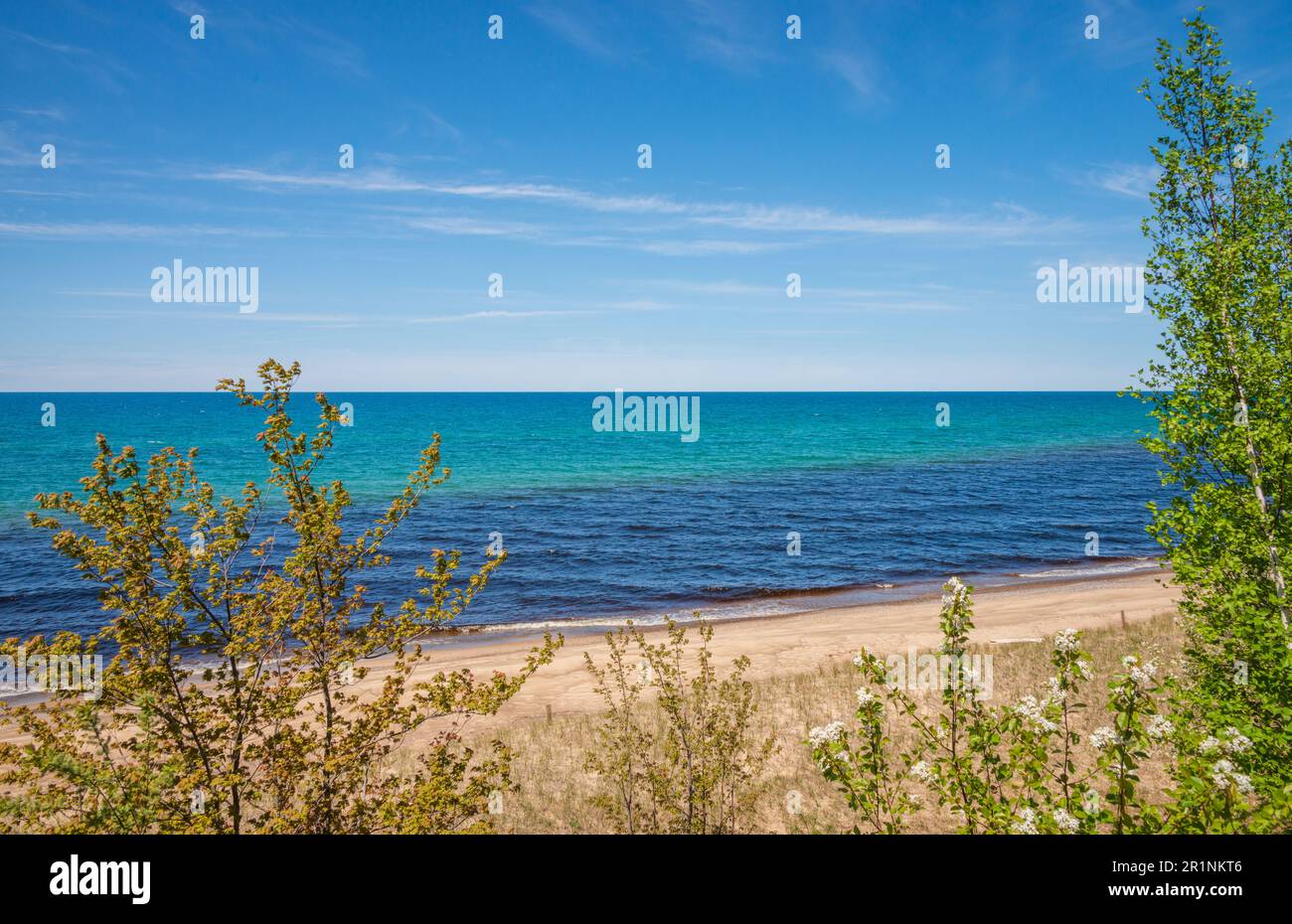 Pictured Rocks National Lakeshore in Michigan Stock Photo - Alamy