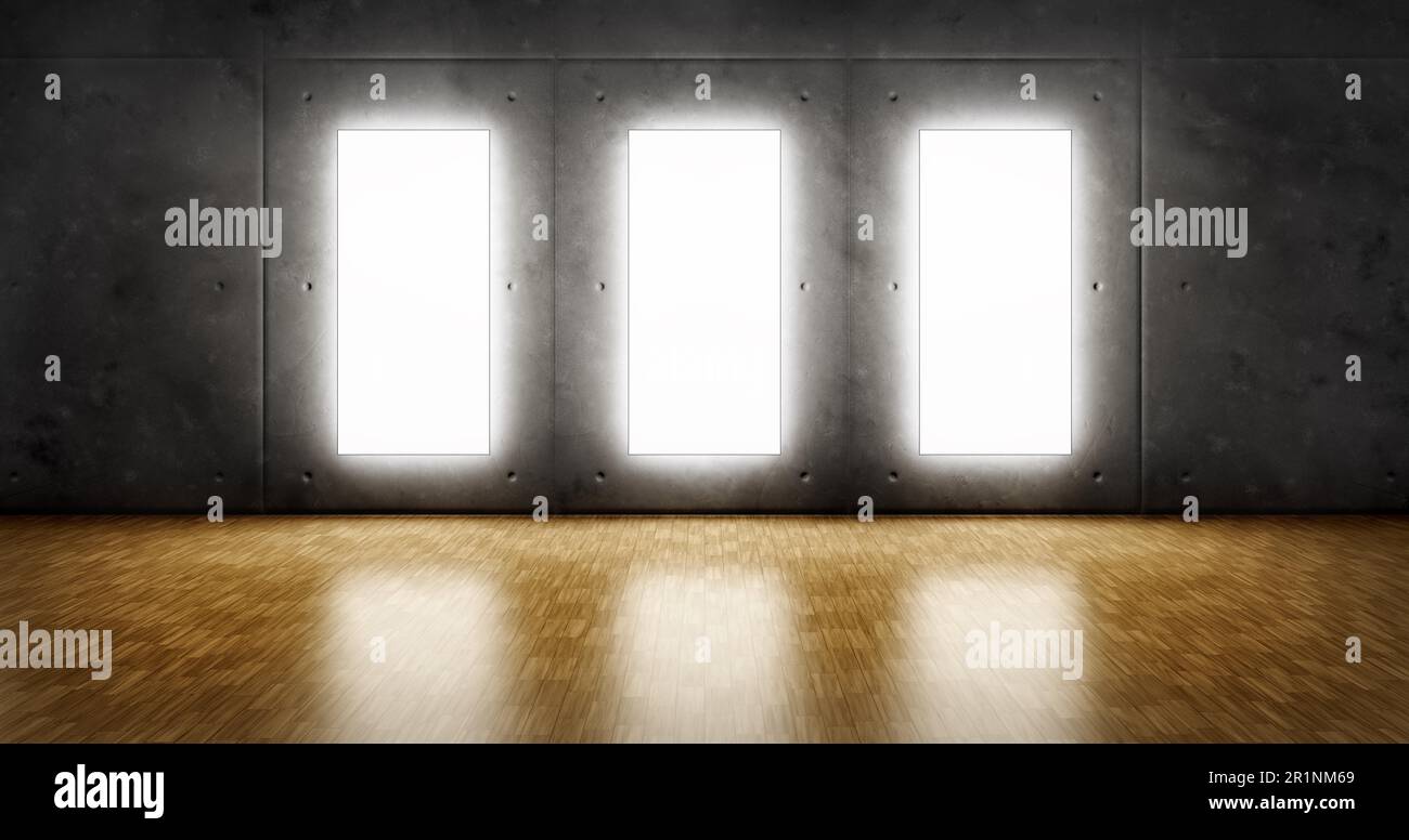 3D rendering of a advertising concept Stock Photo - Alamy