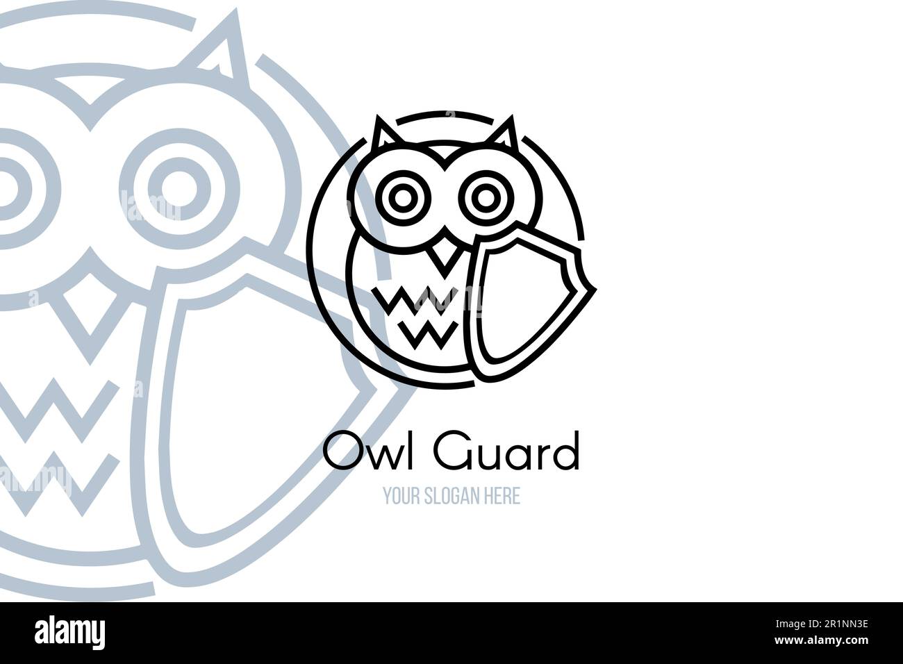 Security Emblems Line Drawings