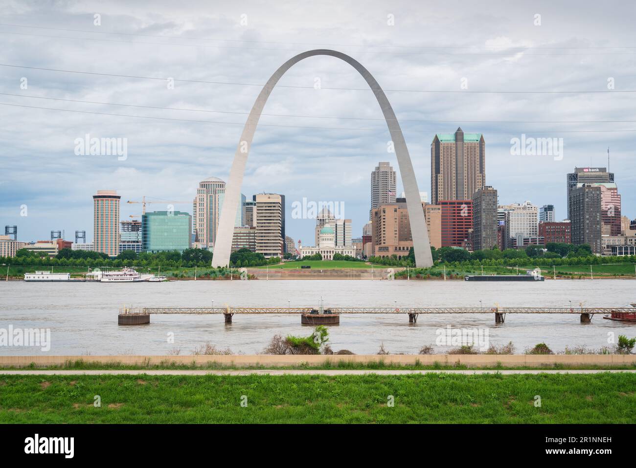 Gateway Arch National Park National park in St. Louis, Missouri Stock ...