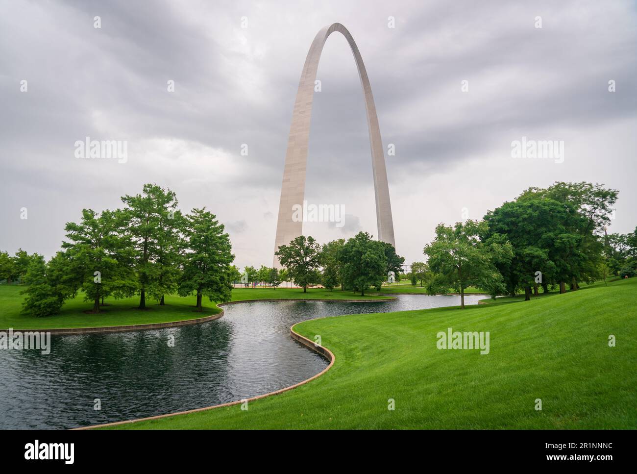 Cahokia Mounds State Historic Site in Illinois Stock Photo - Alamy