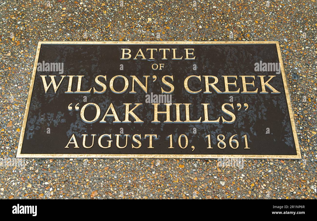 Wilson's Creek National Battlefield, in the Ozarks, Missouri Stock ...
