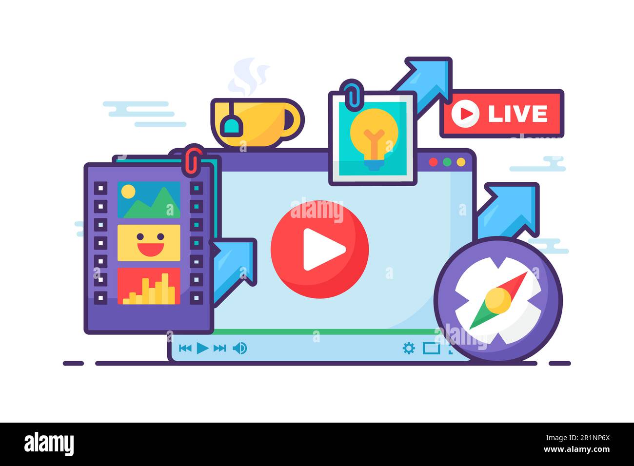 News d Stock Vector Images - Alamy