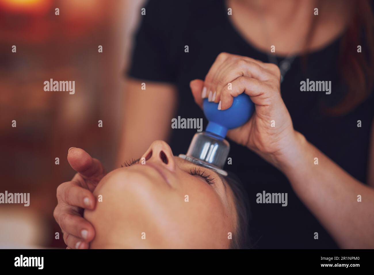 Women health cupping therapy hi-res stock photography and images - Alamy