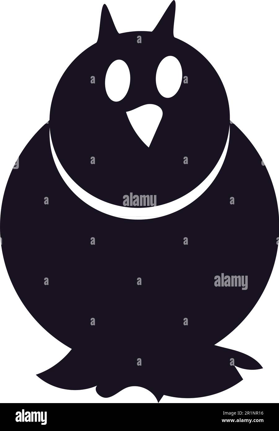 Owl Silhouette Template
