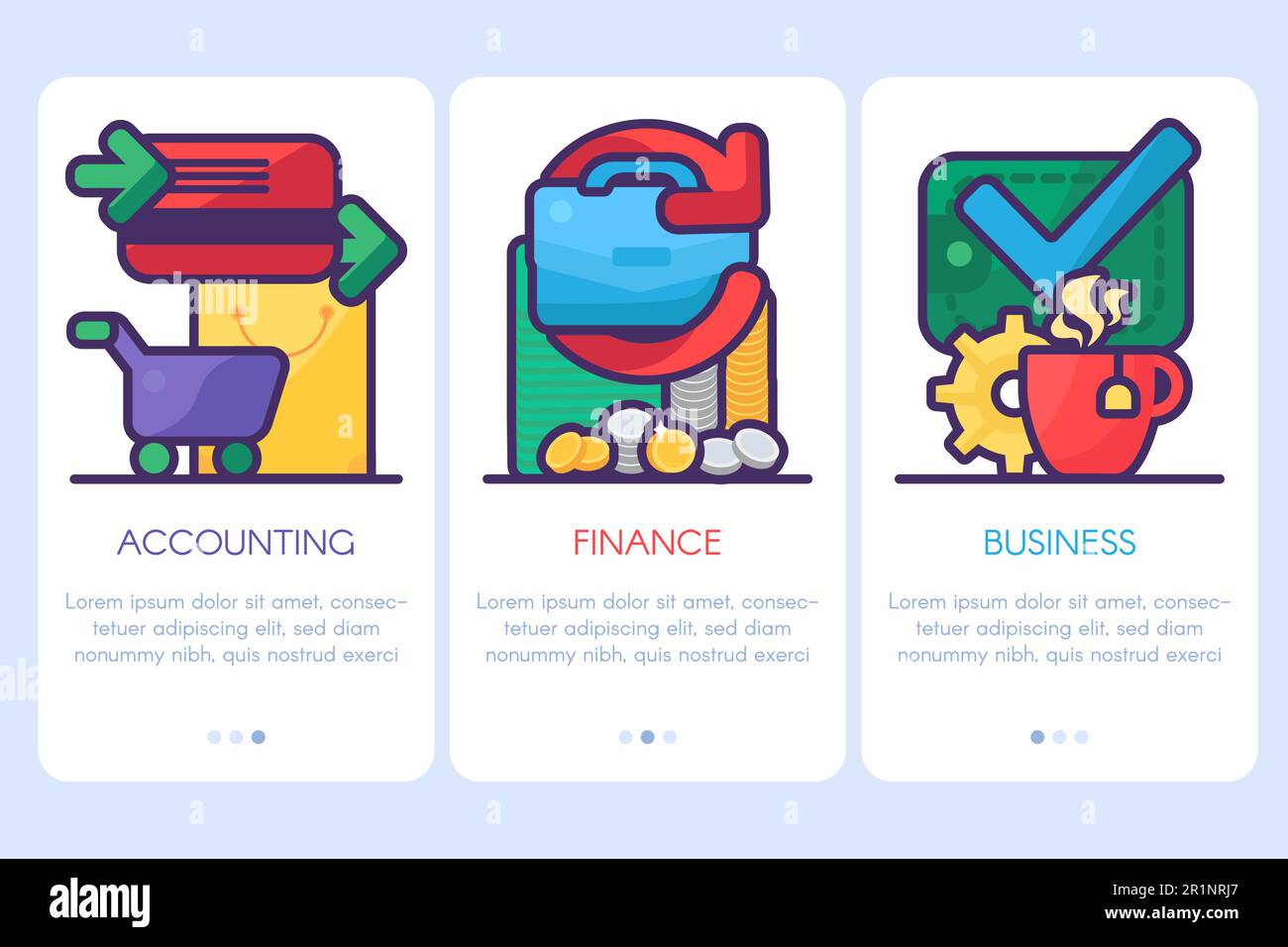 Accounting, finance, business templates for website and print ...