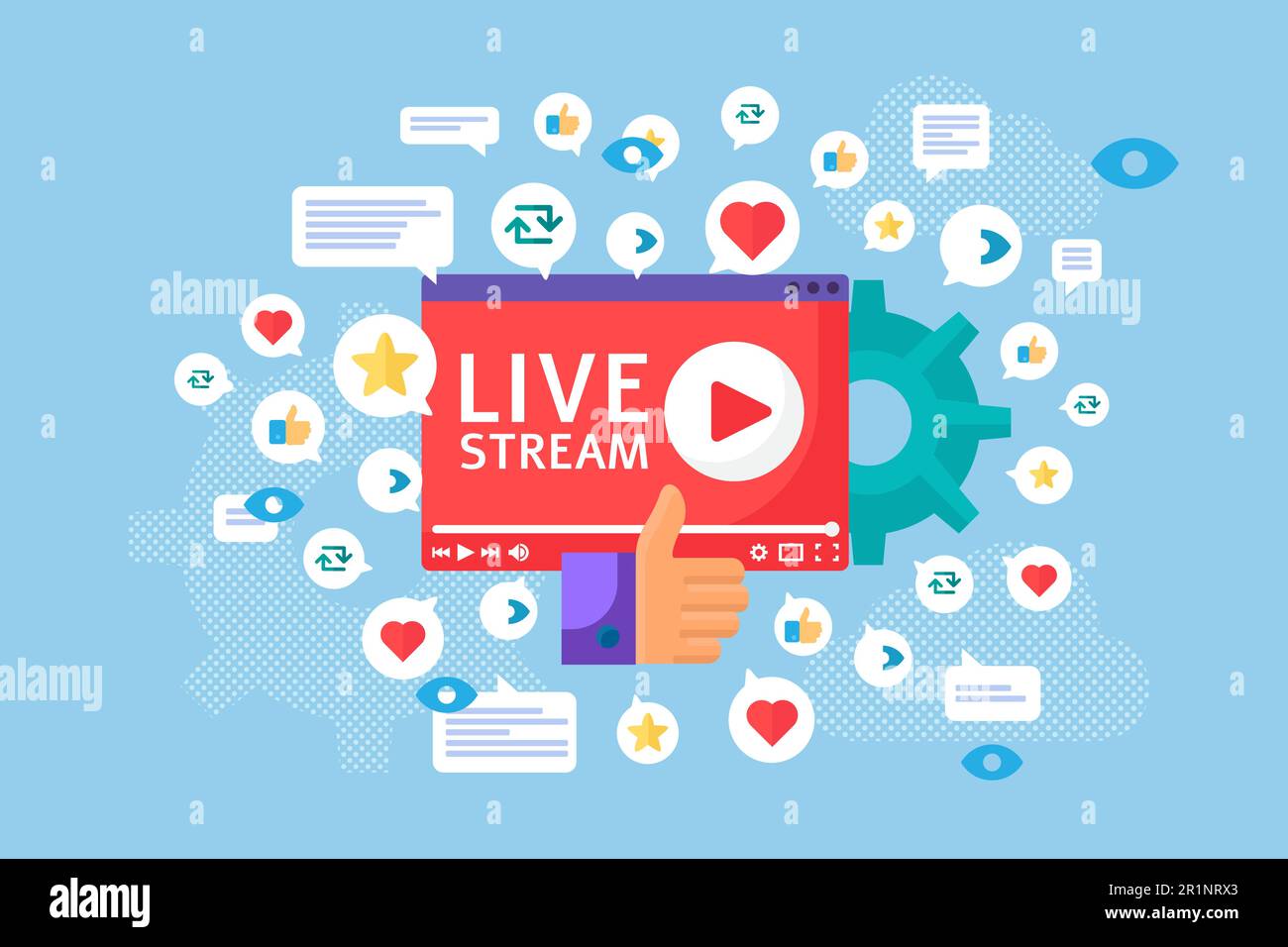 Media launch Stock Vector Images - Alamy