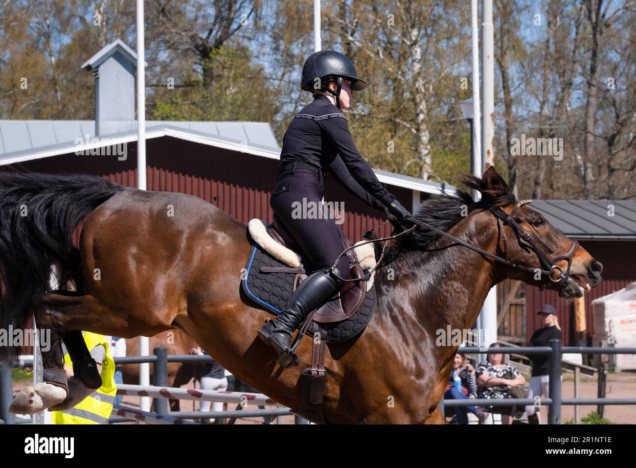 SHOW JUMPING, LOCAL EVENT, ACTION: A local Invitational Show Jumping Equestrian Event at ...