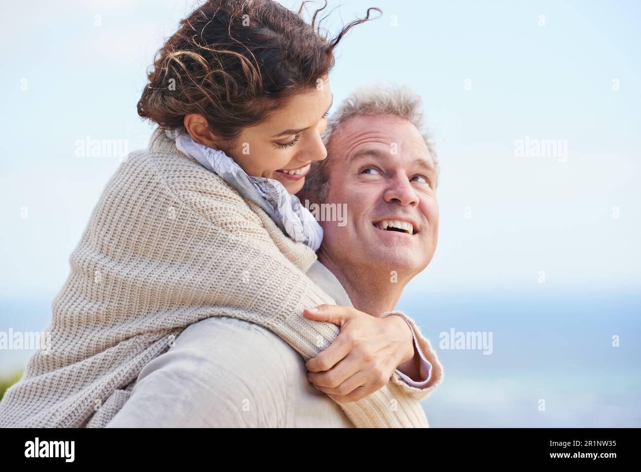 Happy and deeply in love. Portrait of a loving mature couple embracing ...