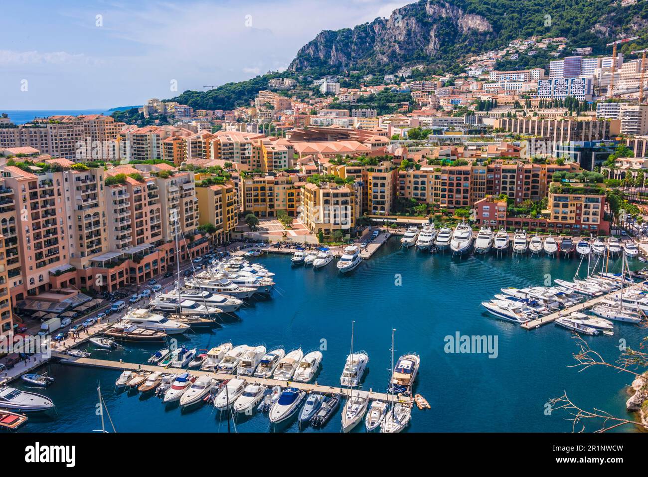 View of the city of Monaco. French Riviera Stock Photo - Alamy